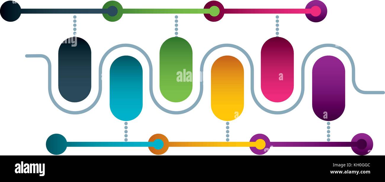 abstract time line design template Stock Vector Image & Art - Alamy