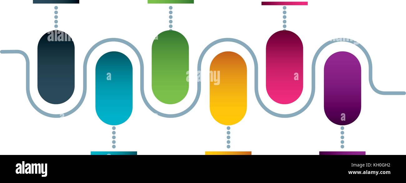 abstract time line design template Stock Vector Image & Art - Alamy