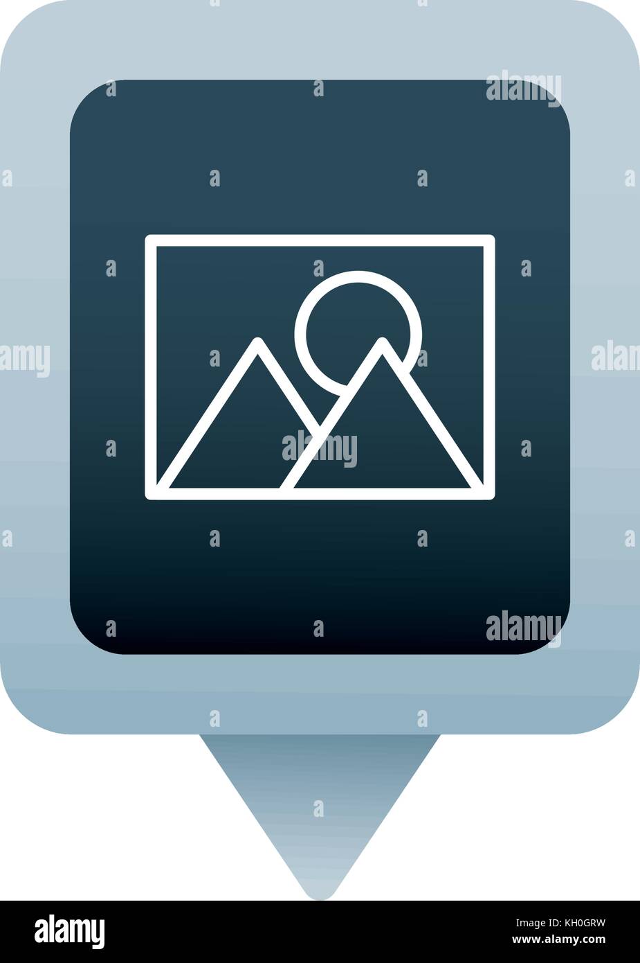 picture social media square pointer web Stock Vector Image & Art - Alamy