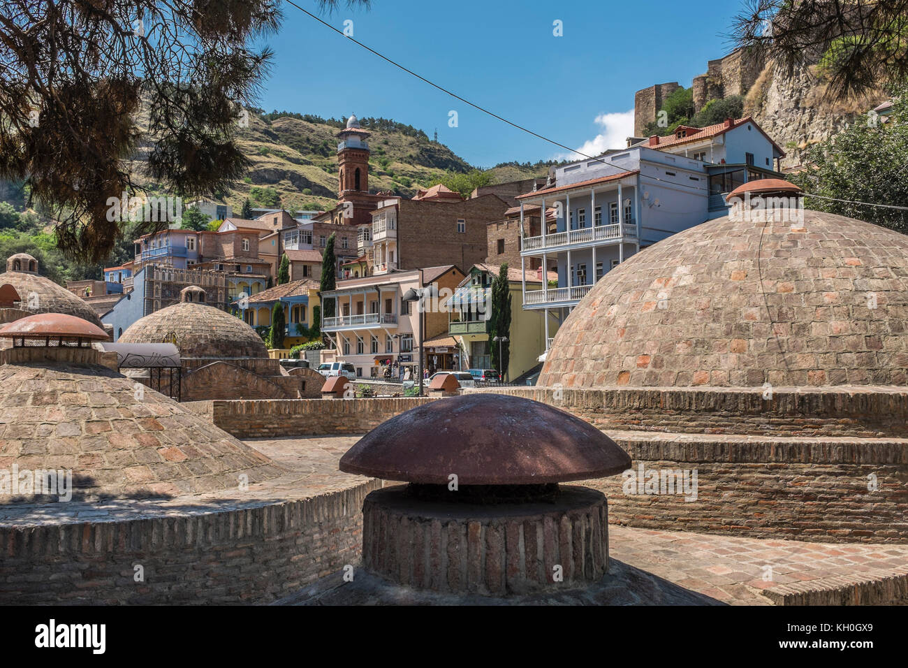 Tbilisi, Georgia, Eastern Europe - Distinctive dome shaped sulphur ...