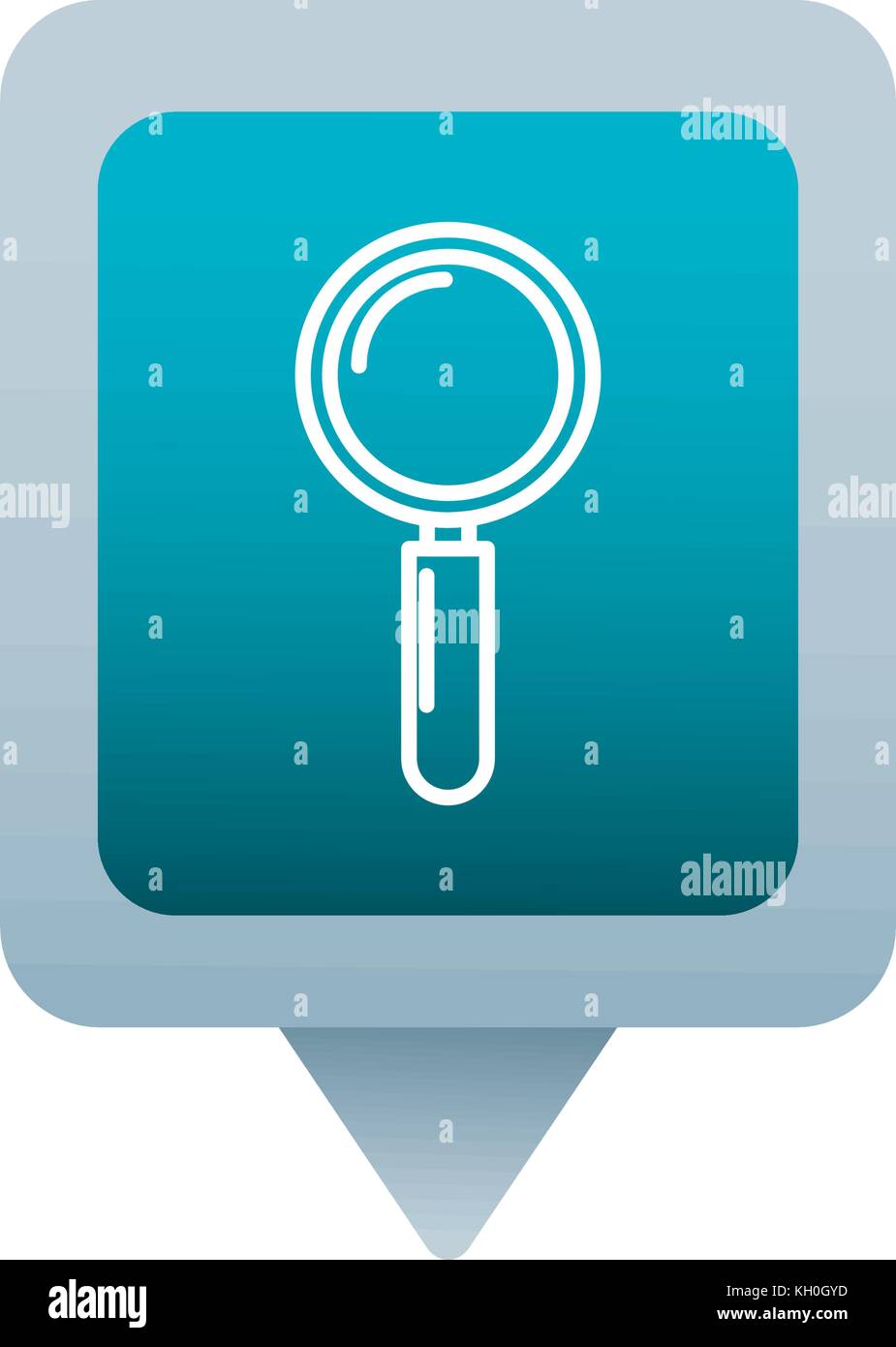 search social media square pointer web Stock Vector Image & Art - Alamy