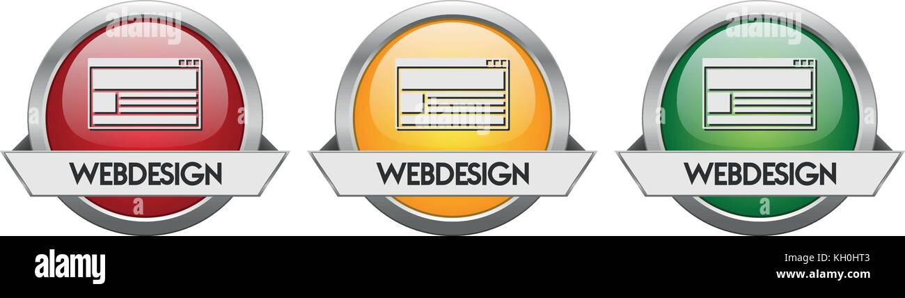 Modern Button Vector Webdesign for the creative use in graphic design ...