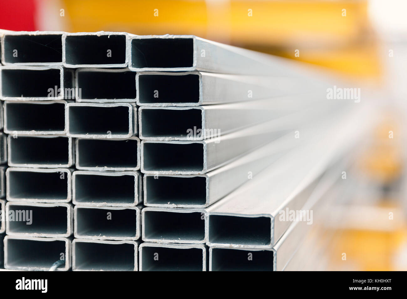 Metal pipe manufacturing group hi-res stock photography and images - Alamy
