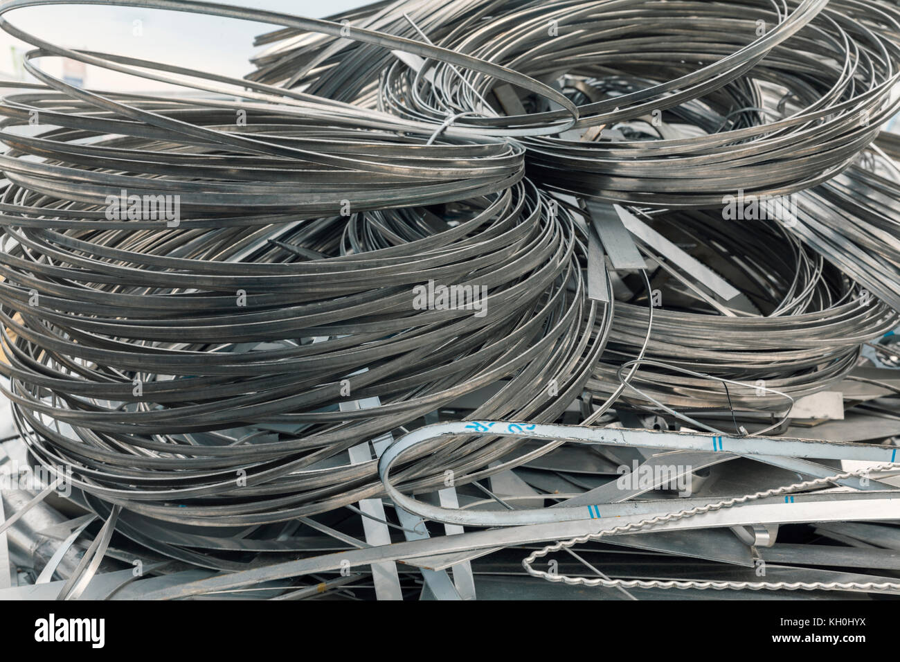 scrap metal on pile Stock Photo - Alamy