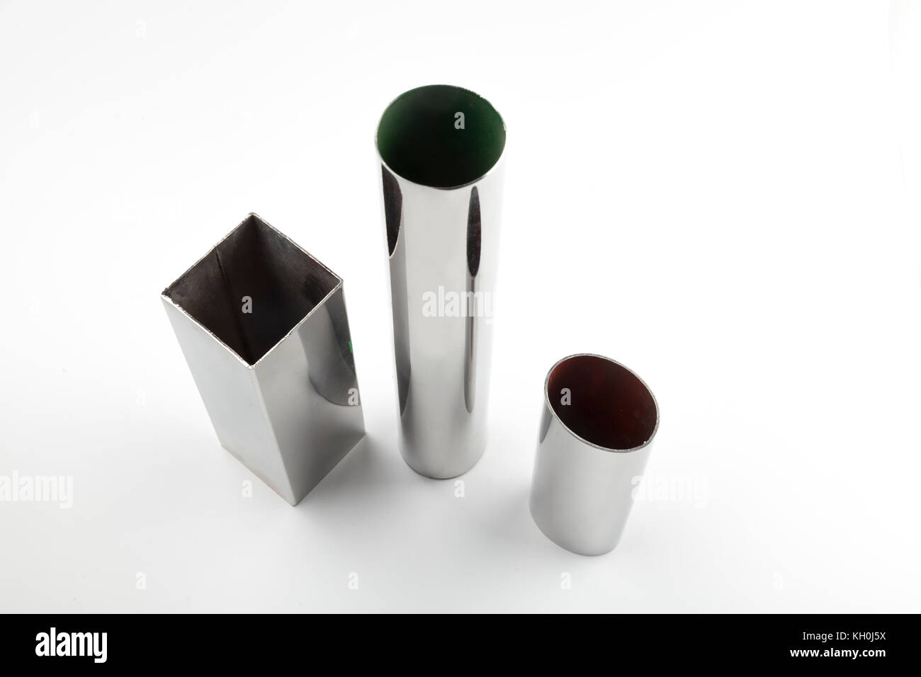 steel material on a white background Stock Photo - Alamy