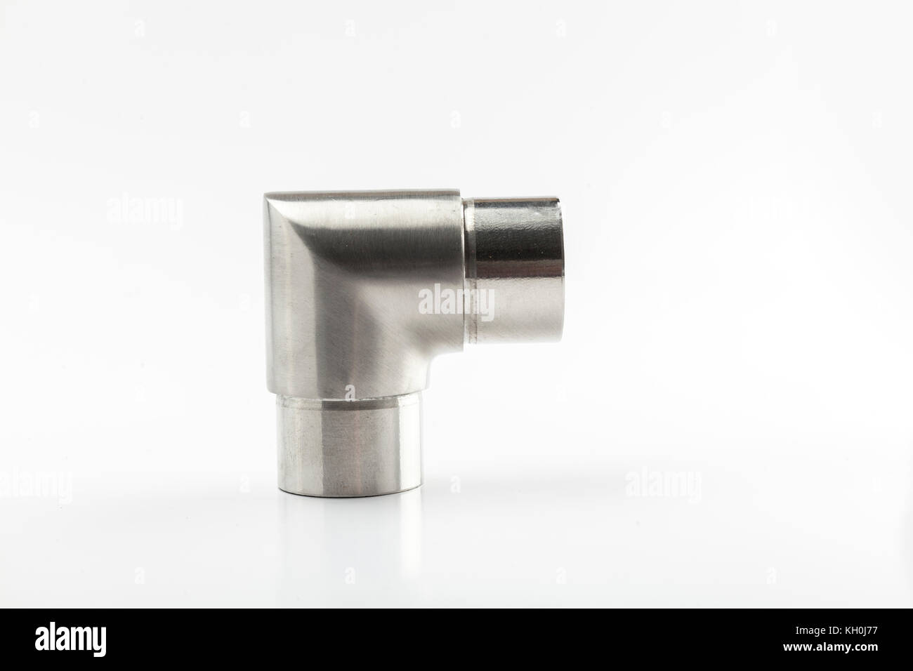 metal water valve fittings on a white background Stock Photo - Alamy