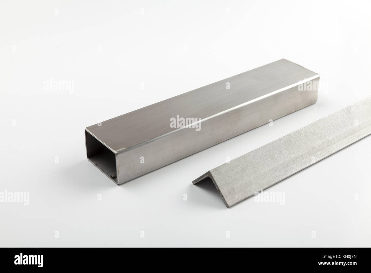 steel material on a white background Stock Photo - Alamy