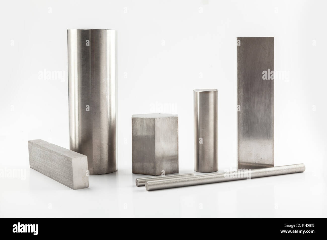 steel material on a white background Stock Photo - Alamy