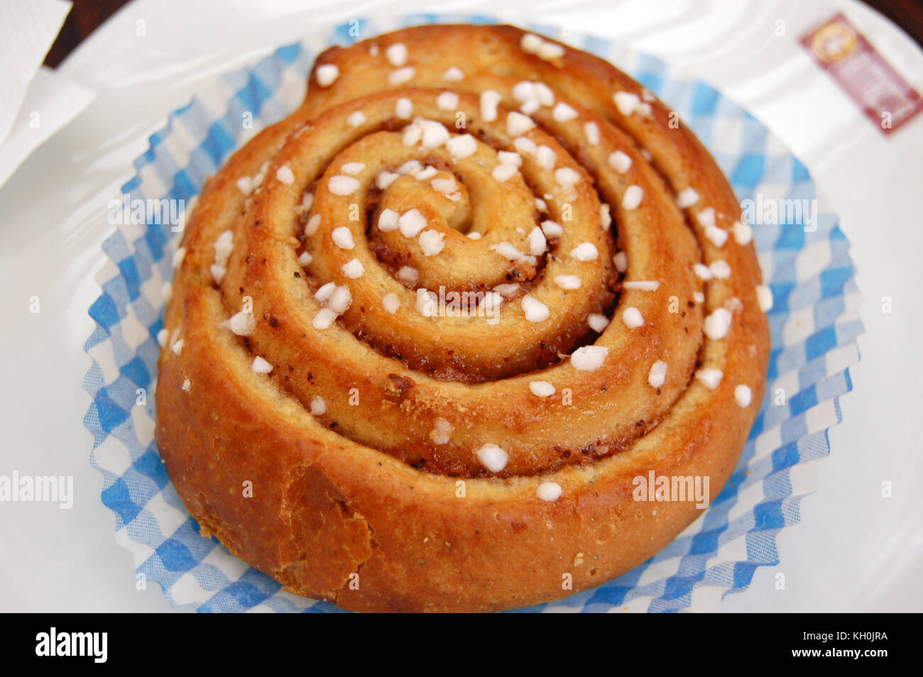 photo of a cinamon roll Stock Photo - Alamy