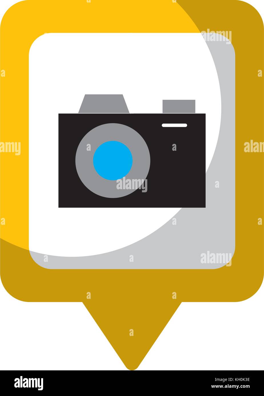 camera social media square pointer web Stock Vector Image & Art - Alamy