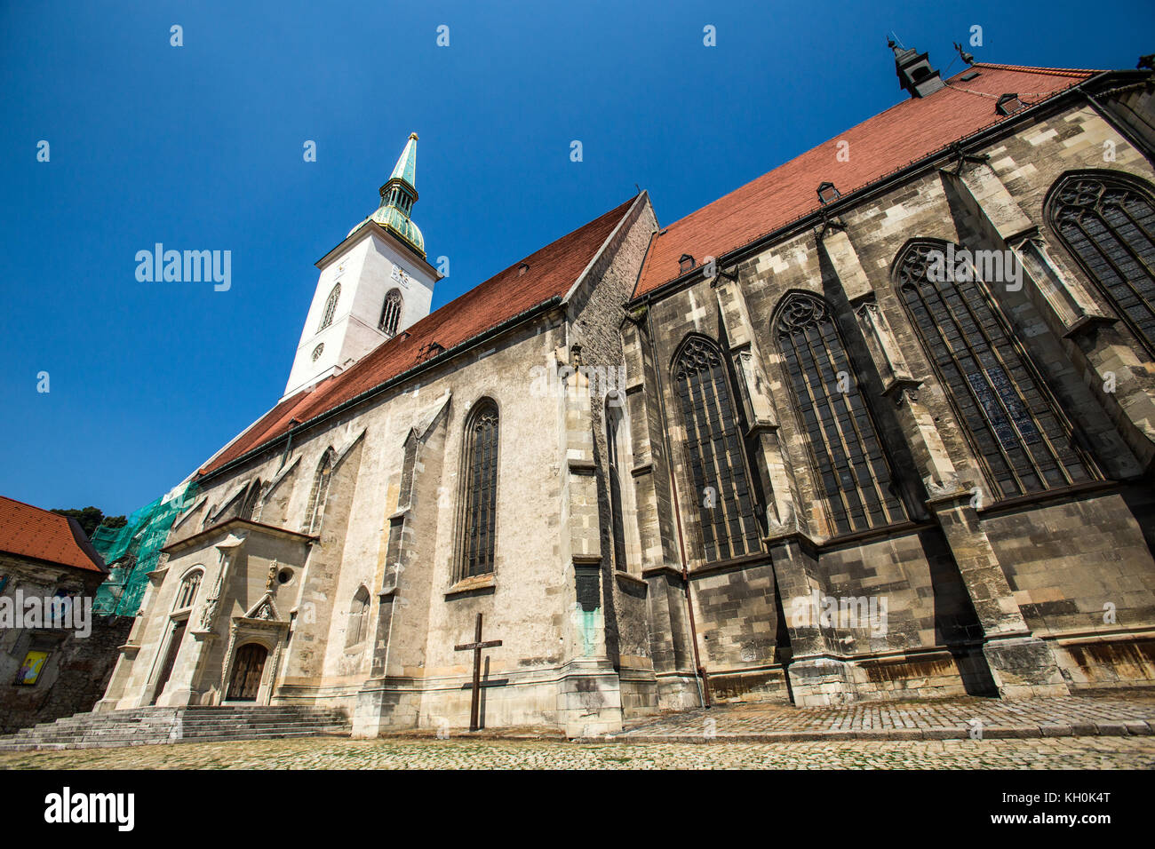 Bratislava, Slovakia. 04 AUGUST 2015. St. Martin Church in Bratislava ...