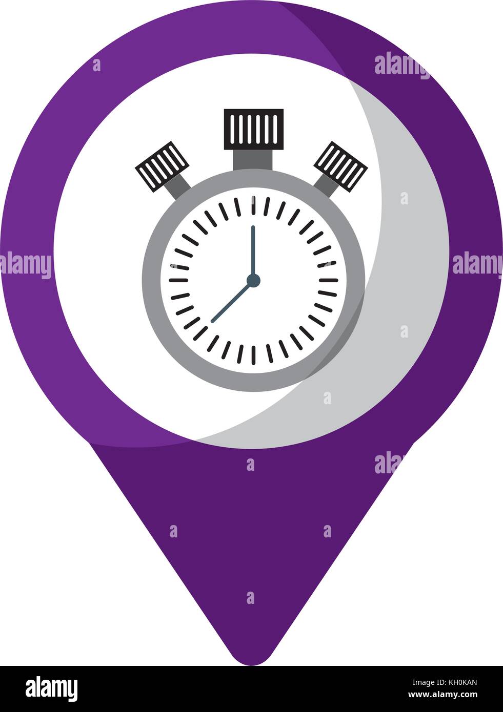 chronometer social media round pointer web Stock Vector Image & Art - Alamy