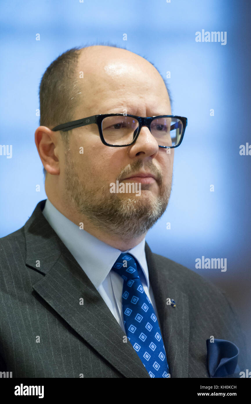 Pawel Adamowicz, president of Gdansk, in Gdansk, Poland 8 March 2017 ...