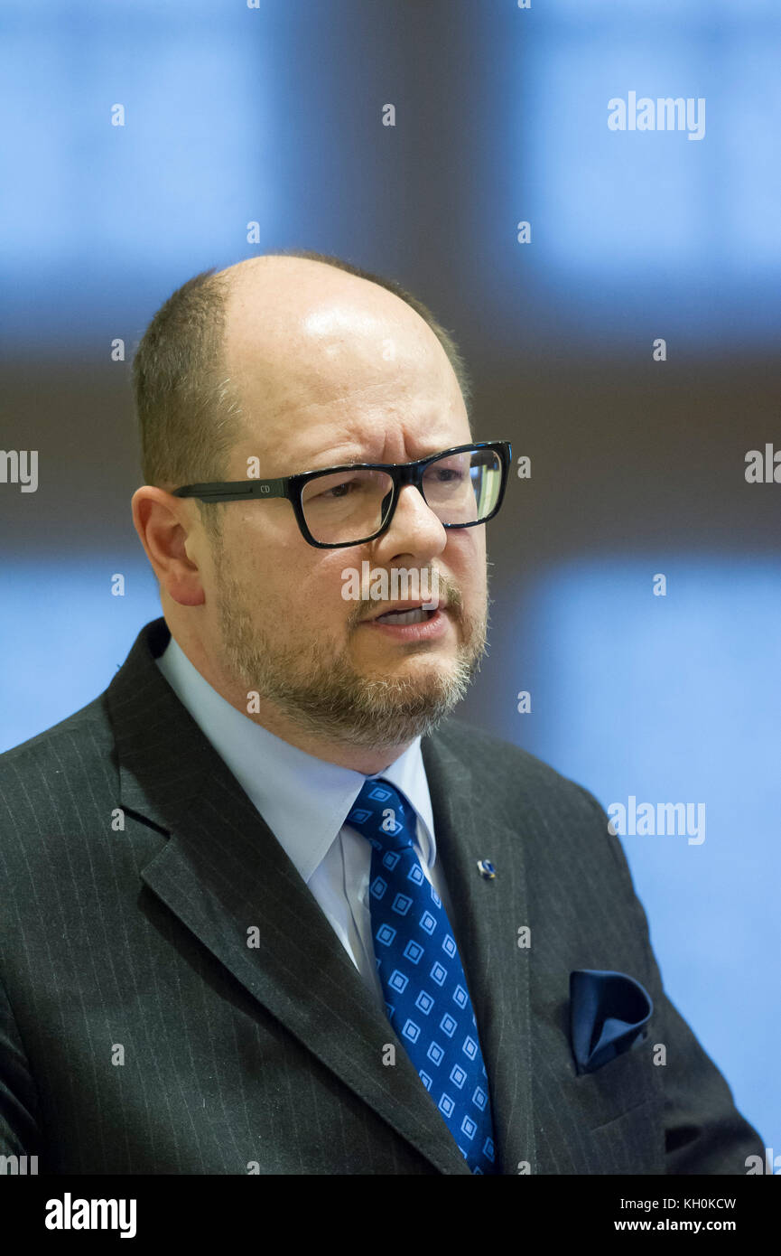 Pawel Adamowicz, president of Gdansk, in Gdansk, Poland 8 March 2017 ...