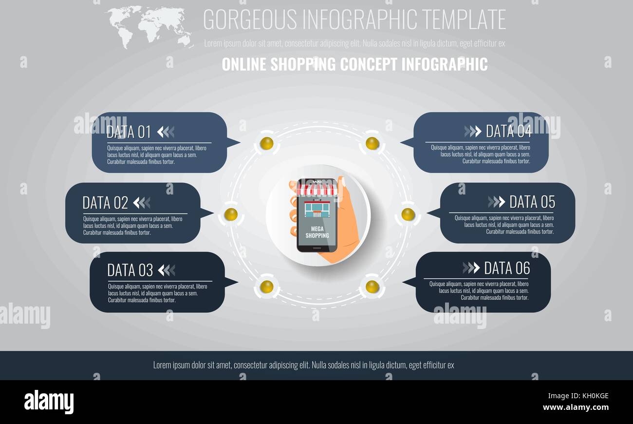 Vector elements for infographic. Template for diagram, graph ...