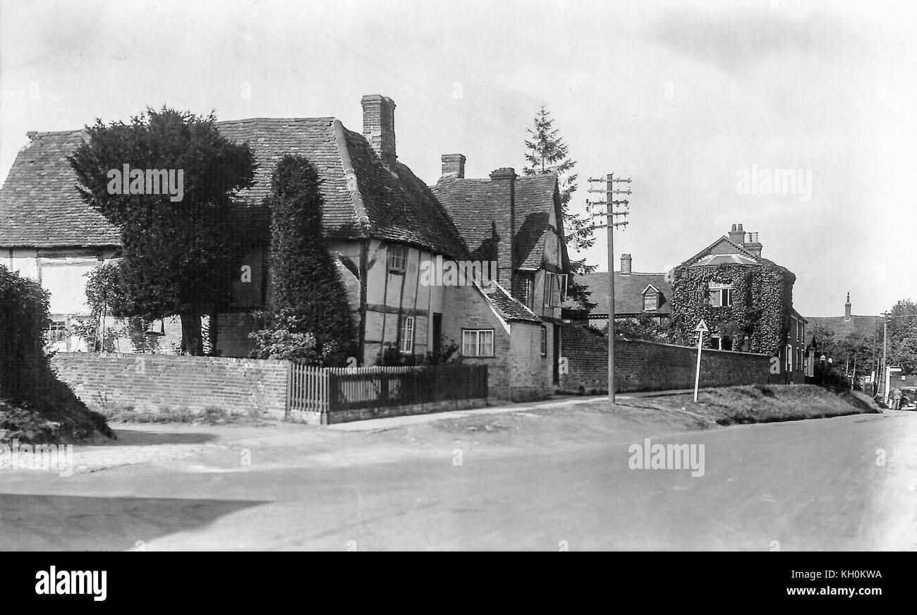 Scene from Harwell Village near Didcot in Oxforshire UK showing histric ...