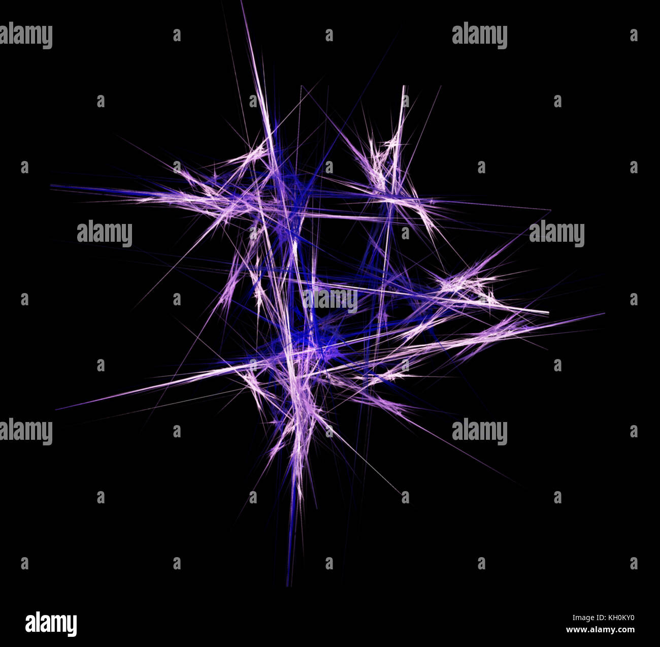 Purple fractal lines background hi-res stock photography and images - Alamy