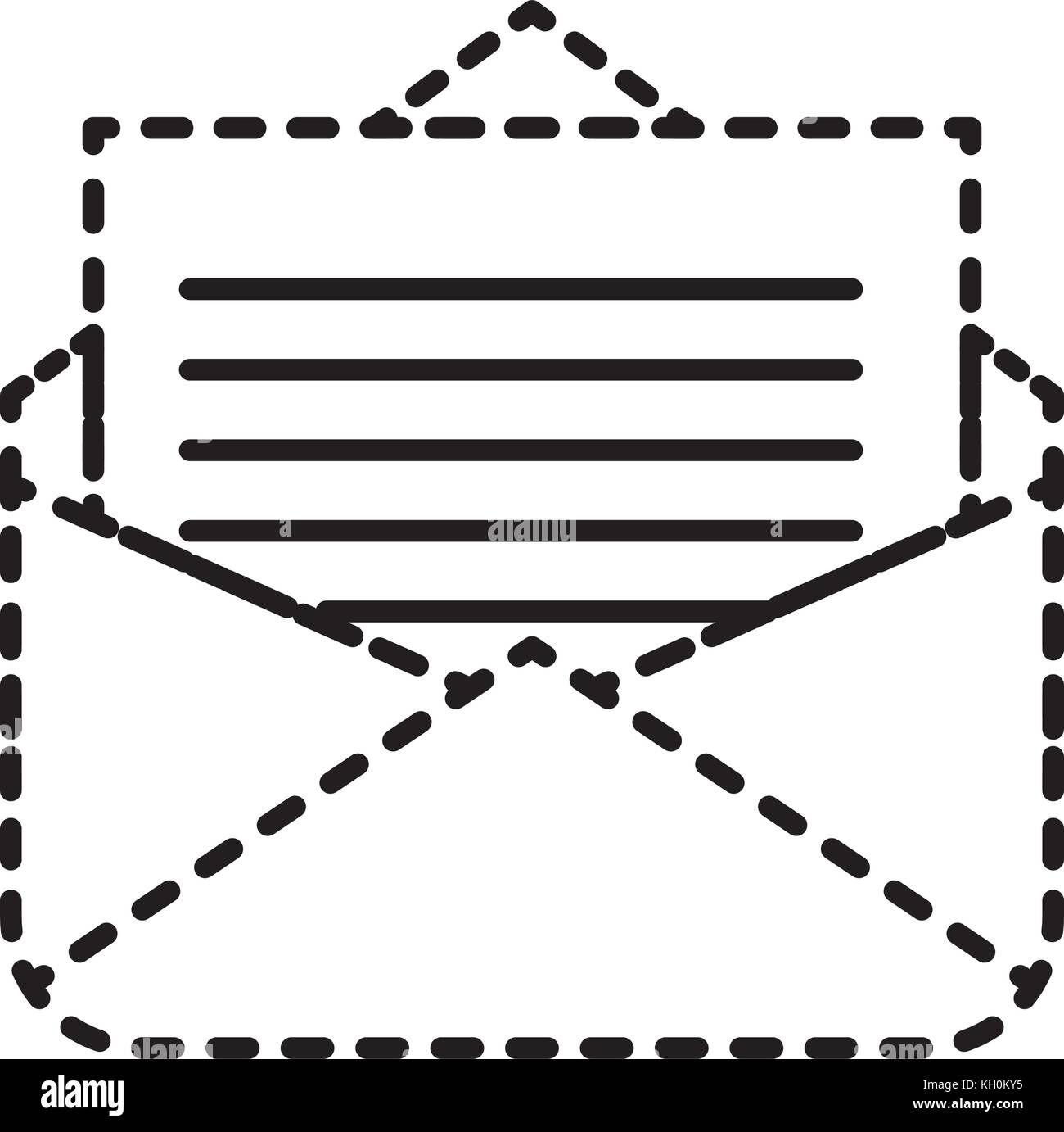email message letter social media symbol Stock Vector Image & Art - Alamy