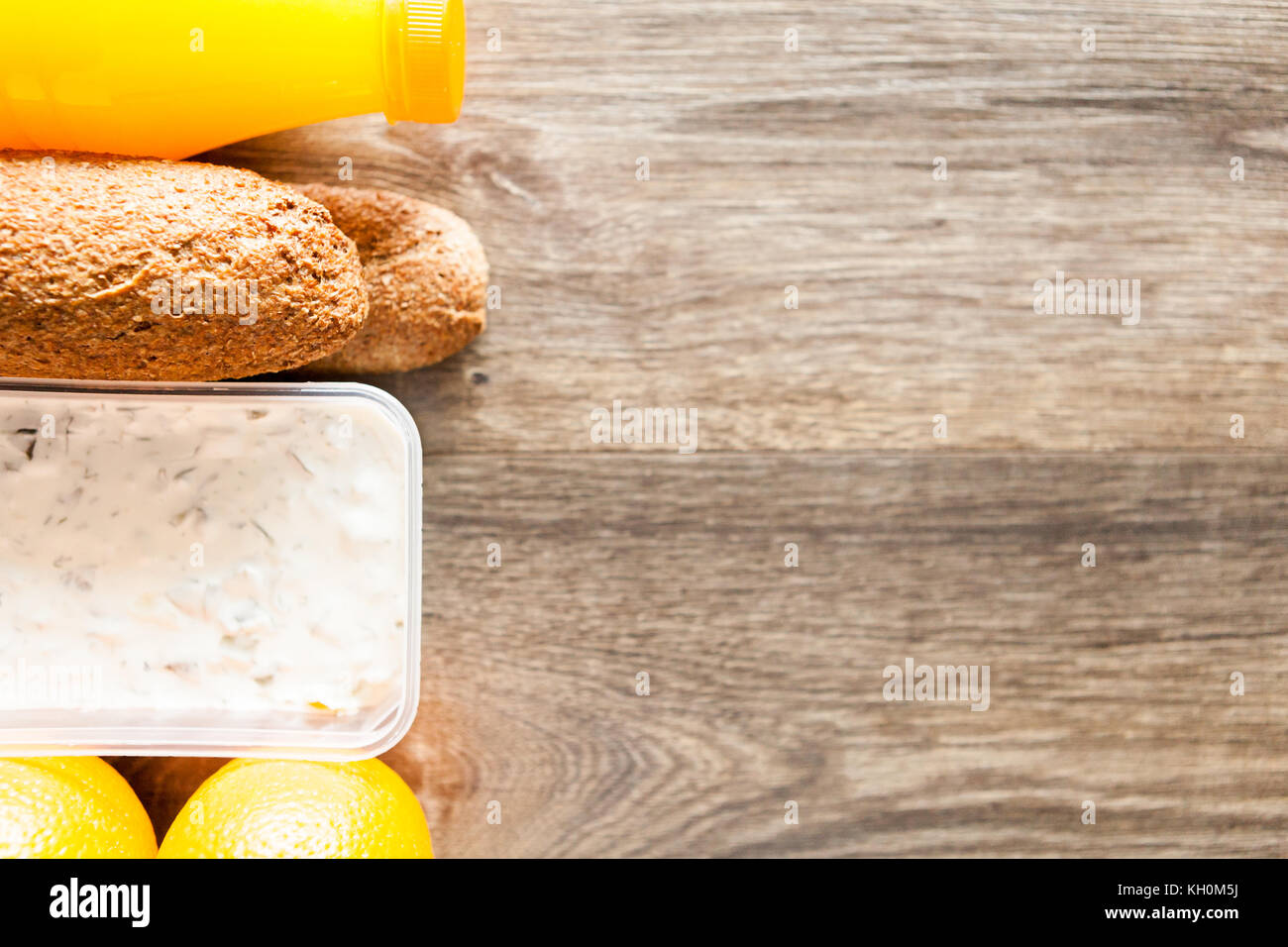 Lunch packed in different boxes Stock Photo - Alamy