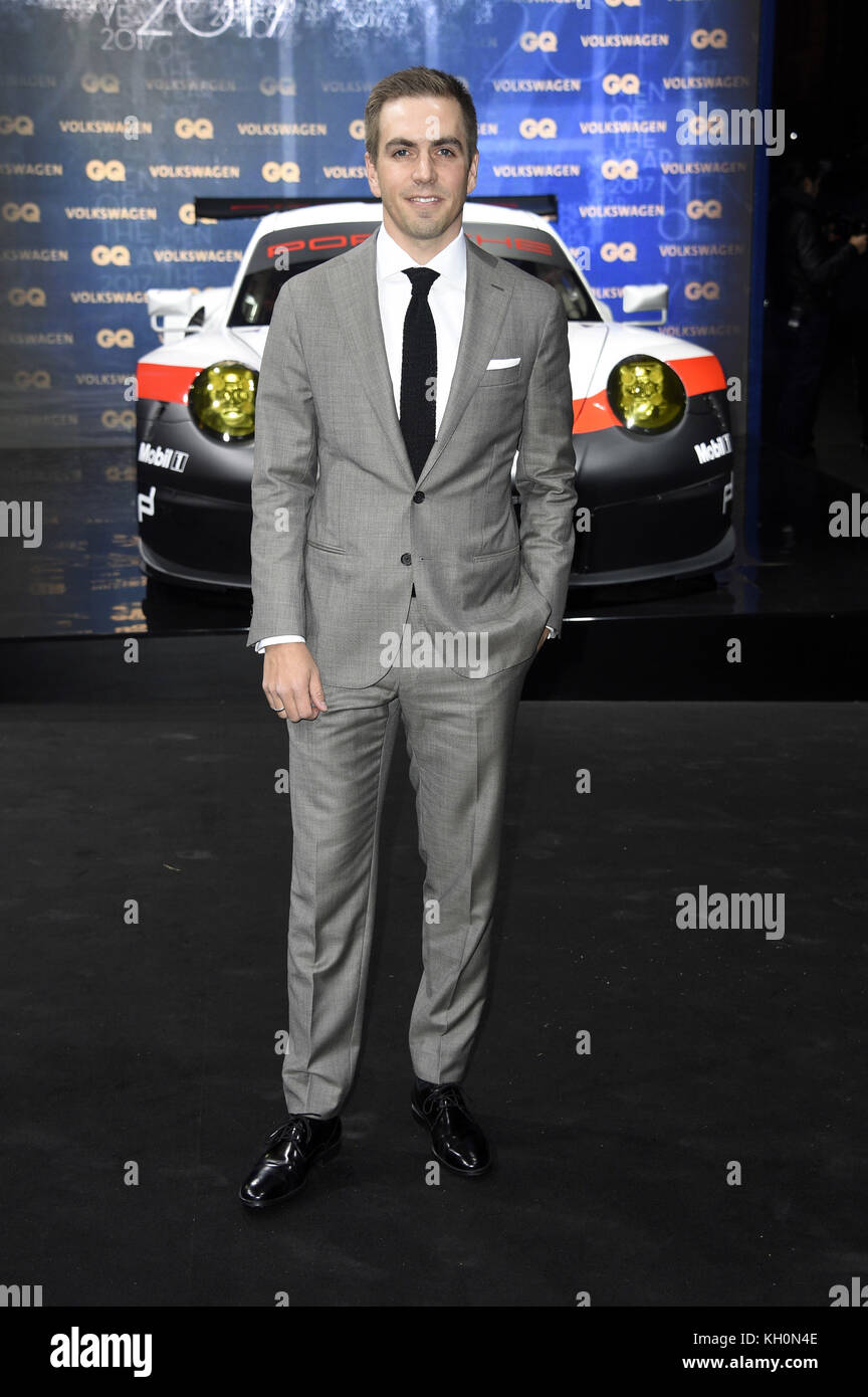 Berlin, Germany. 9th Nov, 2017. Philipp Lahm attends the 19th GQ Men of ...