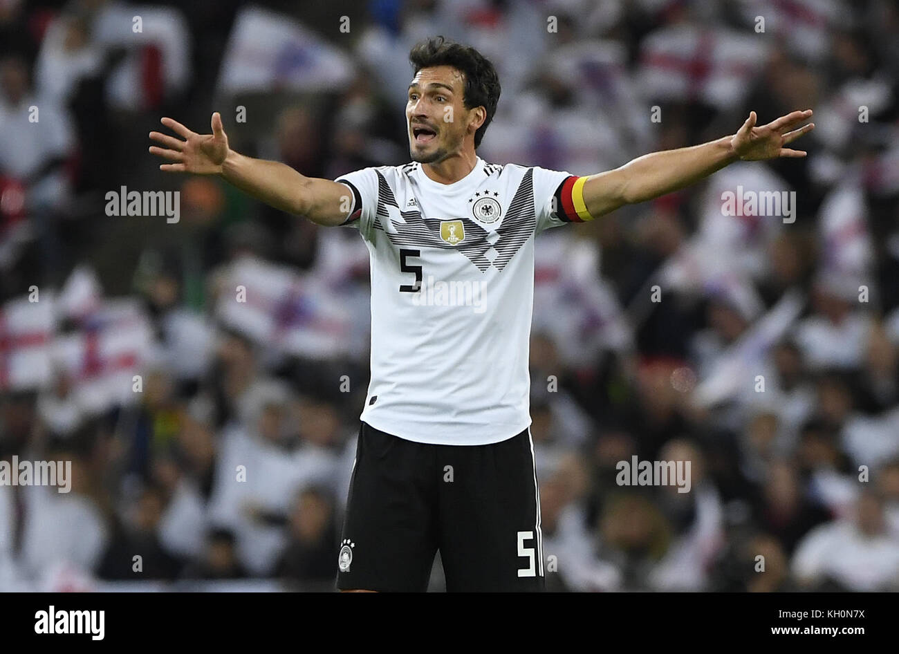 Mats Hummels (Germany). GES/ Fussball/ Freundschaftsspiel: England ...