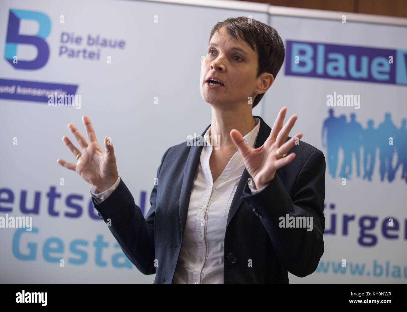 Rodgau, Germany. 11th Nov, 2017. Former AfD leader Frauke Petry ...