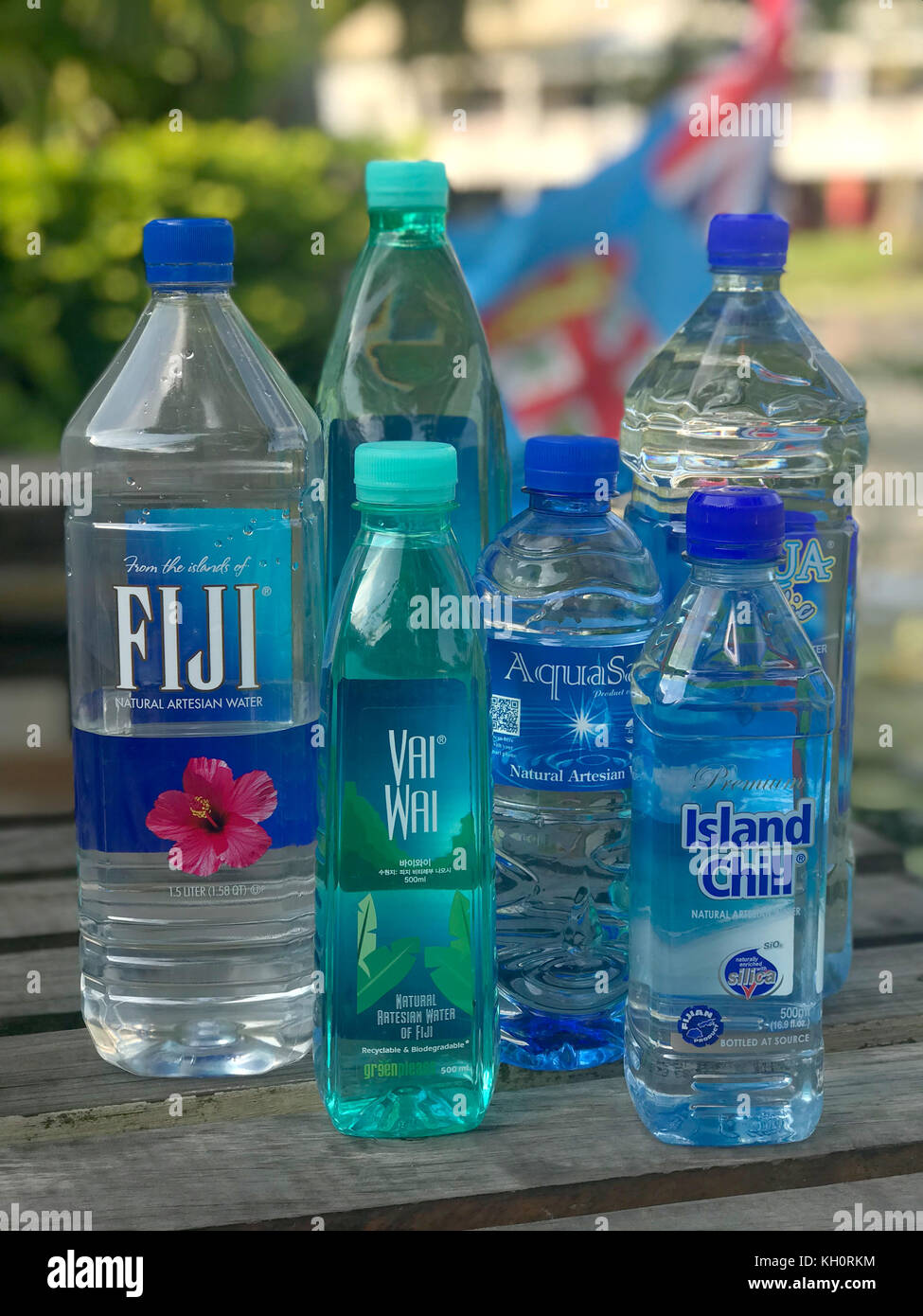 Fiji water display hi-res stock photography and images - Alamy
