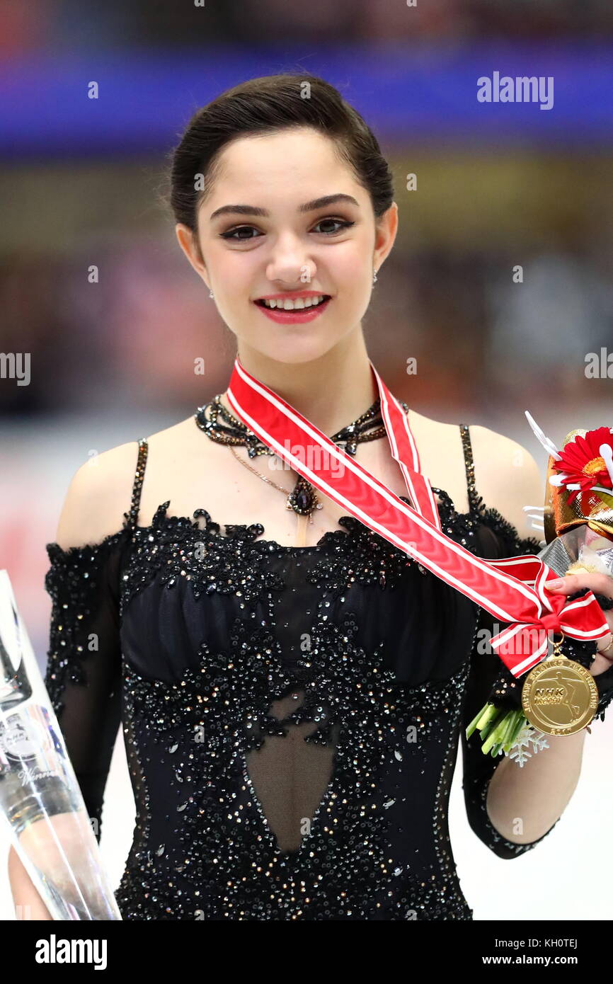 Osaka Municipal Central Gymnasium, Osaka, Japan. 11th Nov, 2017. Evgenia Medvedeva (RUS ...