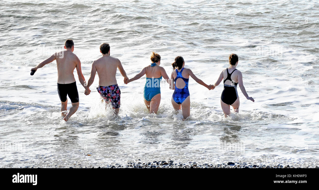 Brighton beach swimming hi-res stock photography and images - Alamy