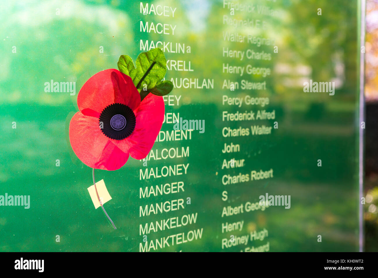 Remembrance sunday display hi-res stock photography and images - Alamy