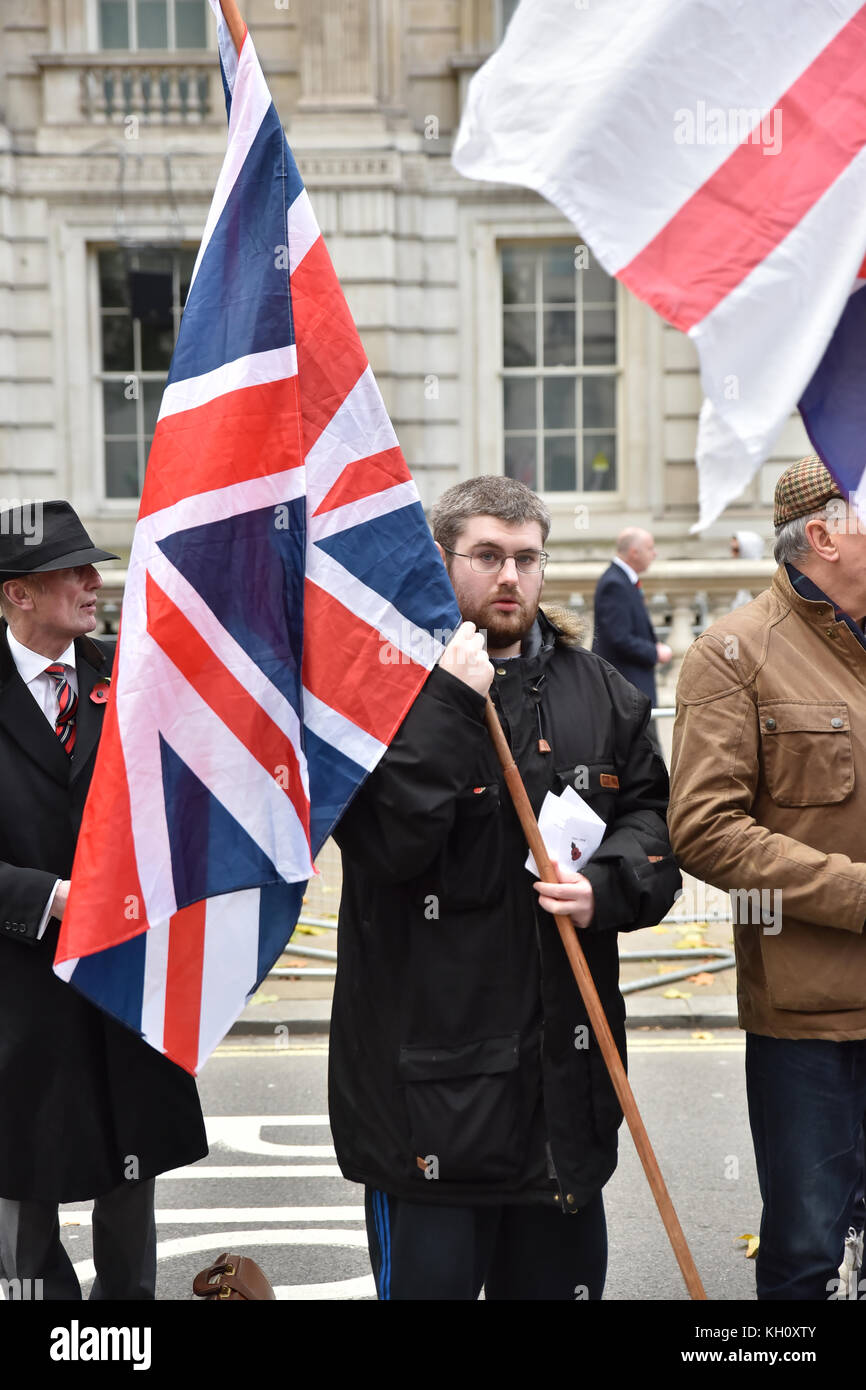 Whitehall, London, UK. 12th November 2017. Members of the National ...