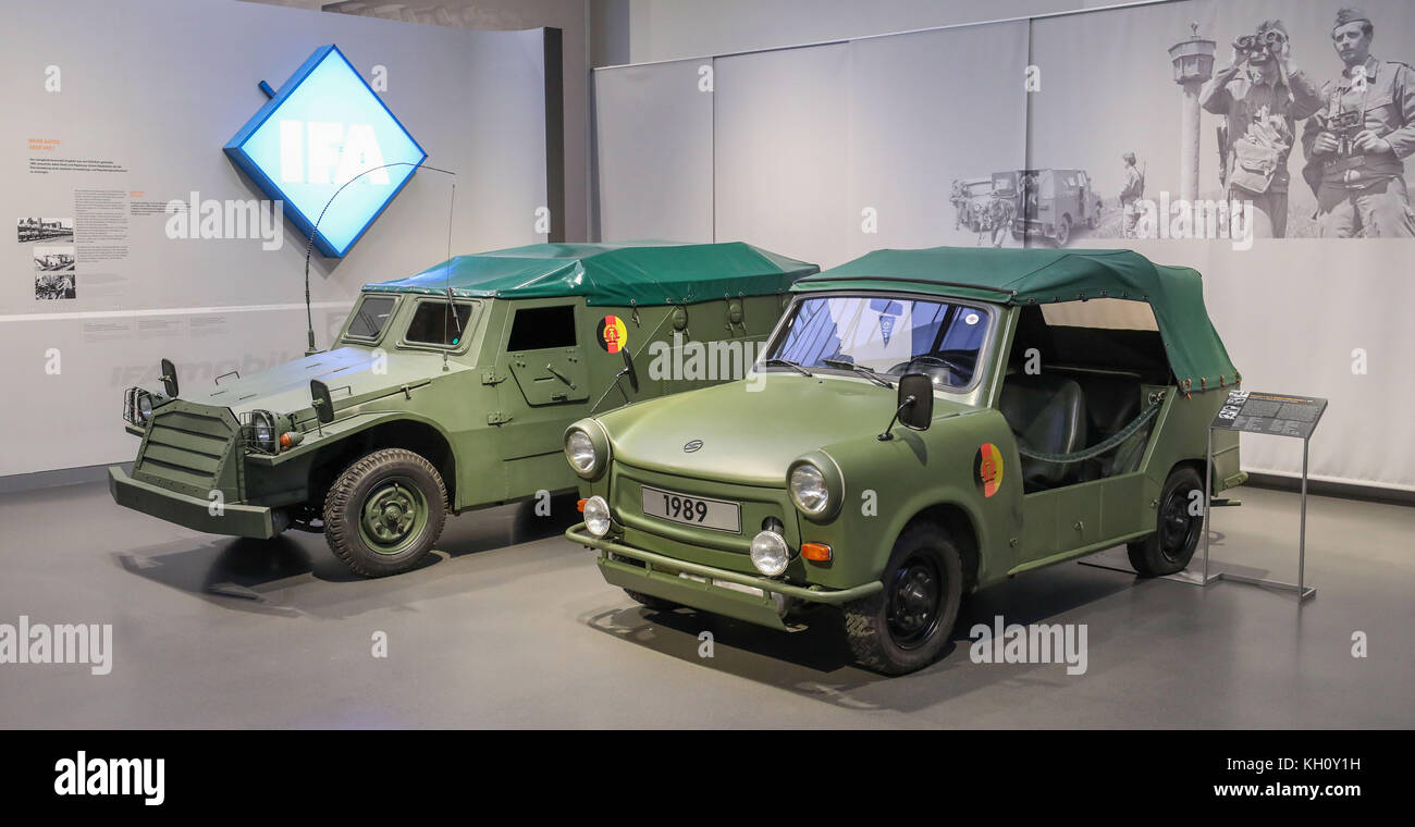 An armoured personnel carriers based on the design of a Trabant car ...