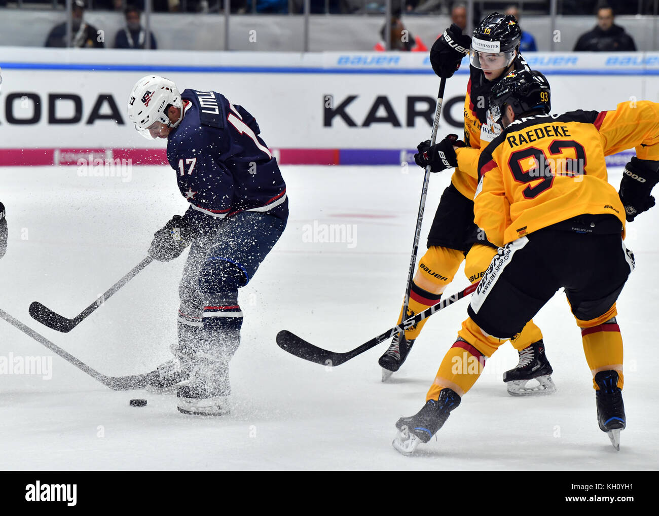 Augsburg, Germany. 12th Nov, 2017. Ice hockey: Germany Cup, USA ...