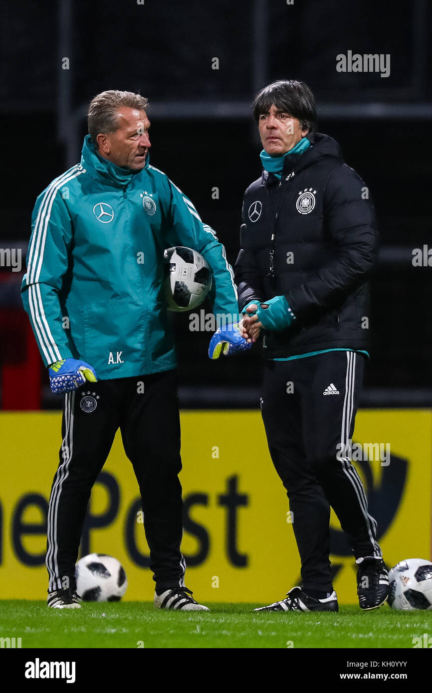 Cologne, Germany. 12th Nov, 2017. Soccer, German national team, Germany ...