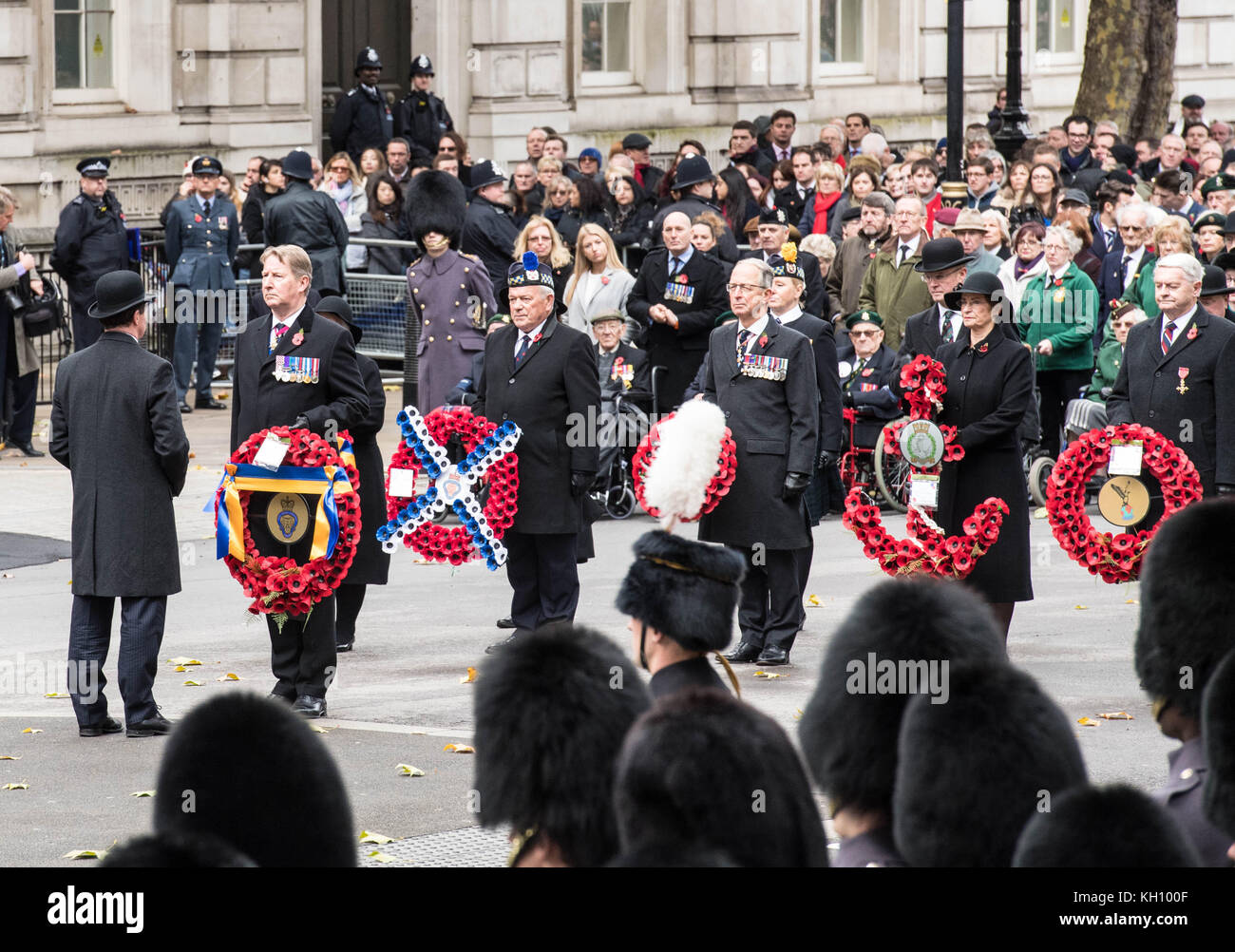 London, 12th November 2017 The Rooyal British Legion wrieths at The ...