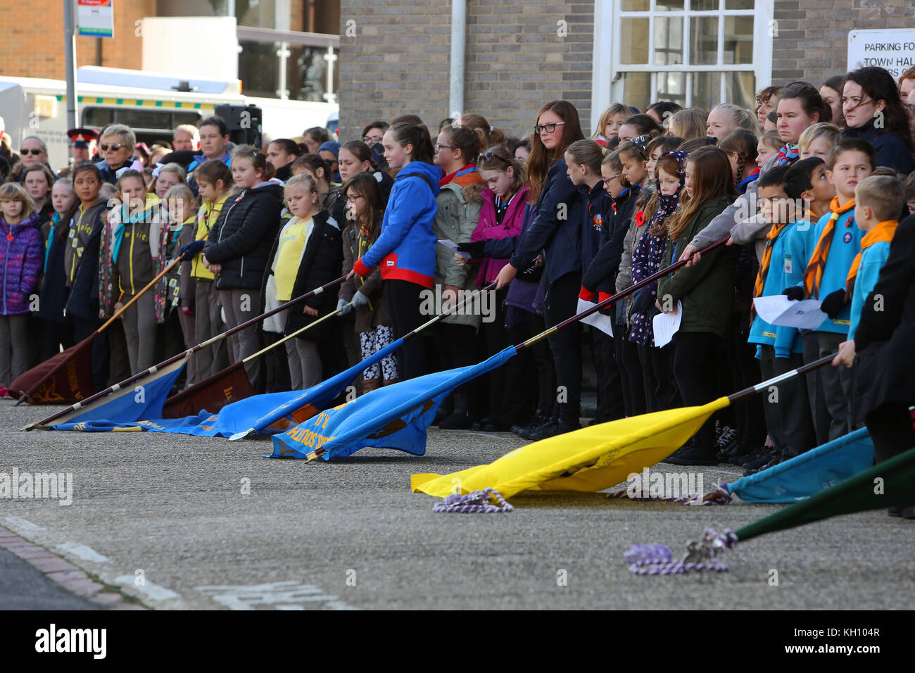 Bognor Regis, West Sussex, UK. Remembrance Sunday Parade and service ...