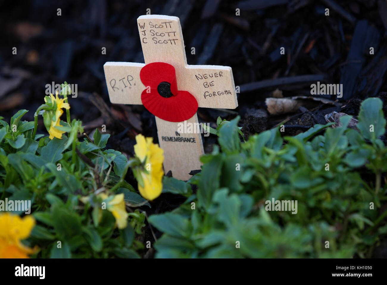 Bognor Regis, West Sussex, UK. Remembrance Sunday Parade and service ...