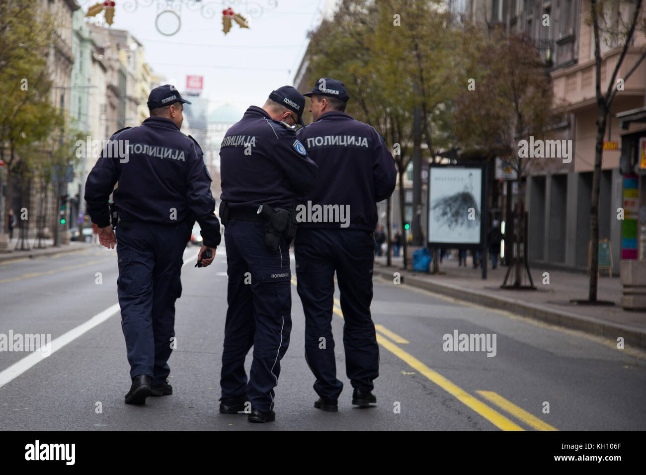 Serbian police hi-res stock photography and images - Alamy