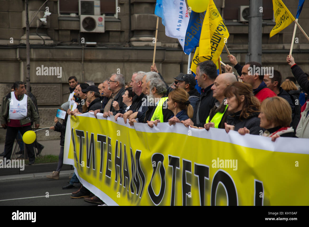 Serbian protests hi-res stock photography and images - Alamy