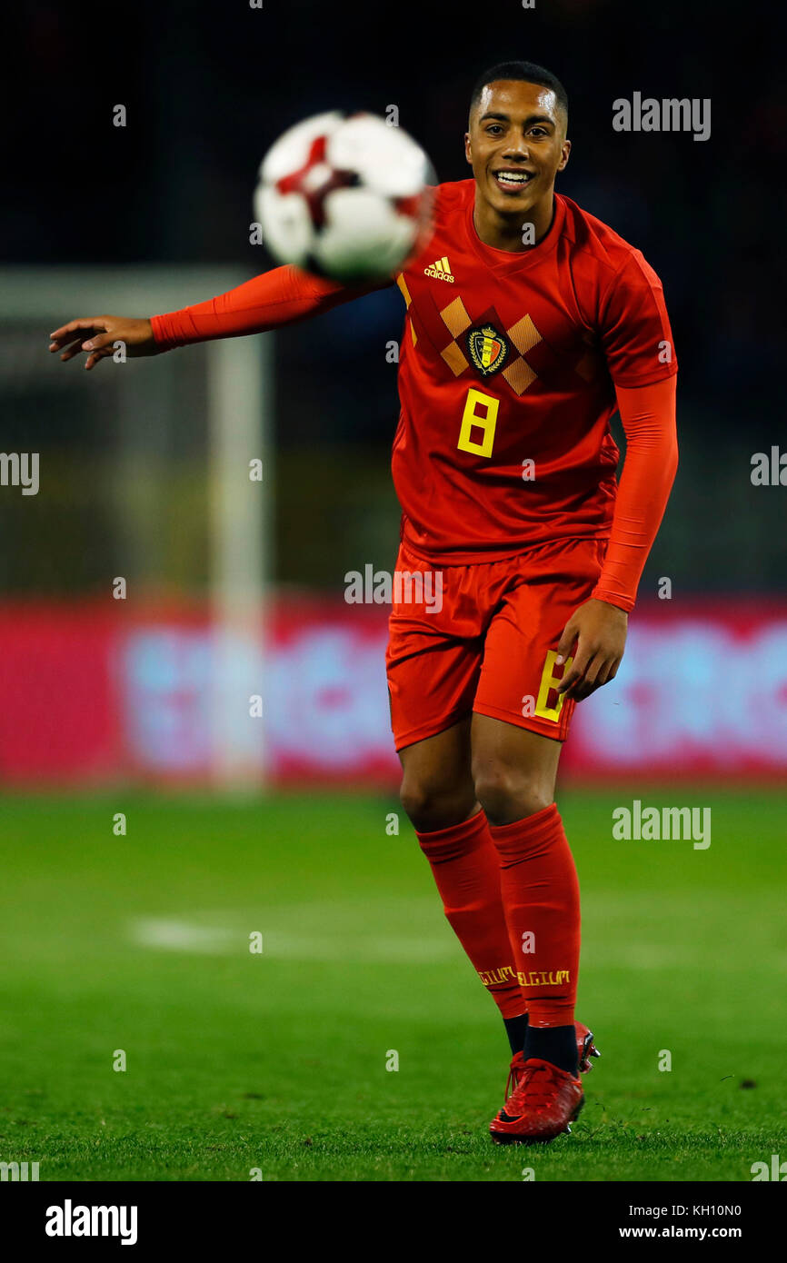 Brussels, Belgium. Credit: D. 10th Nov, 2017. Youri Tielemans (BEL ...