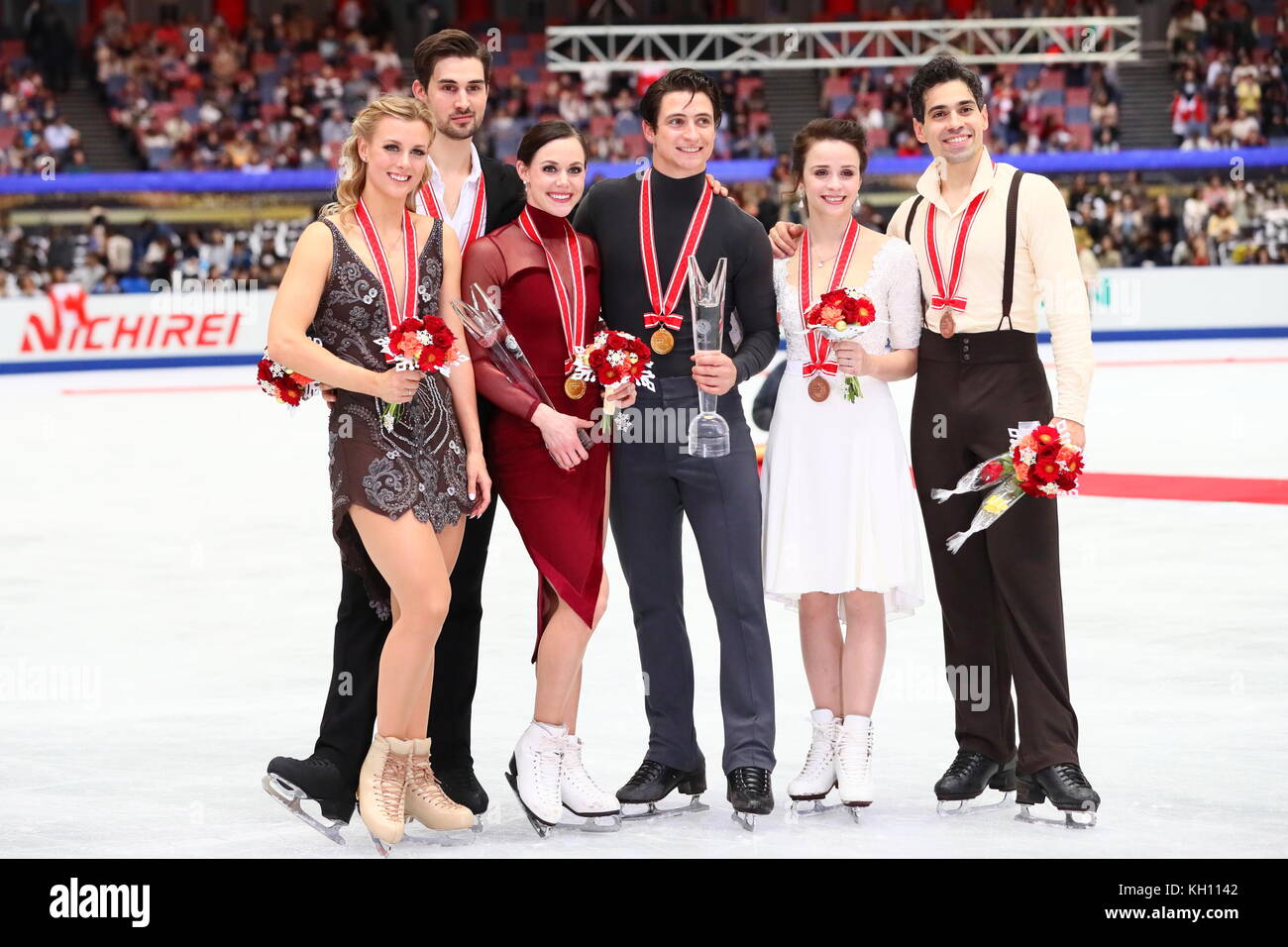 Osaka Municipal Central Gymnasium, Osaka, Japan. 12th Nov, 2017. (L-R ...