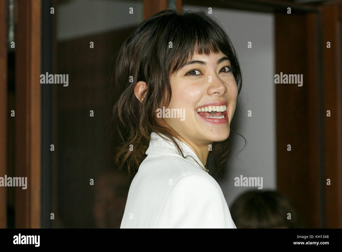 Tokyo, Japan. 13th November, 2017. Japanese model Hikari Mori attends ...