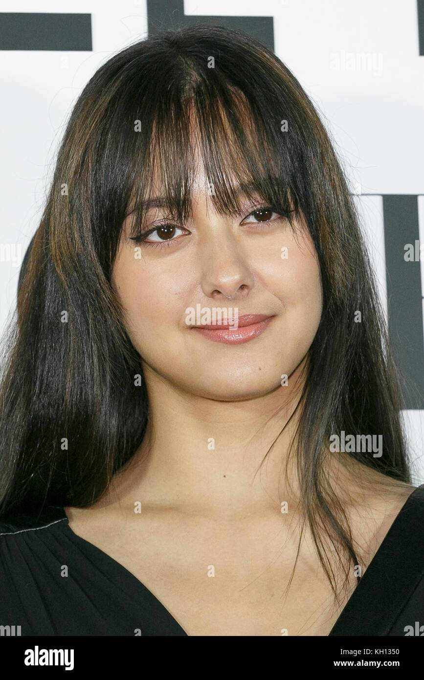 Tokyo, Japan. 13th November, 2017. Japanese model Alisa Urahama attends ...