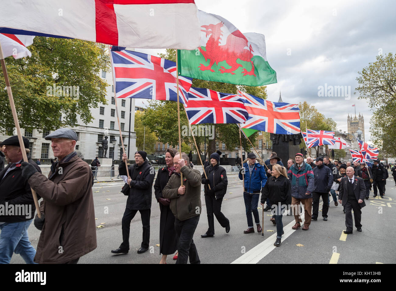 National front march remembrance sunday hi-res stock photography and ...