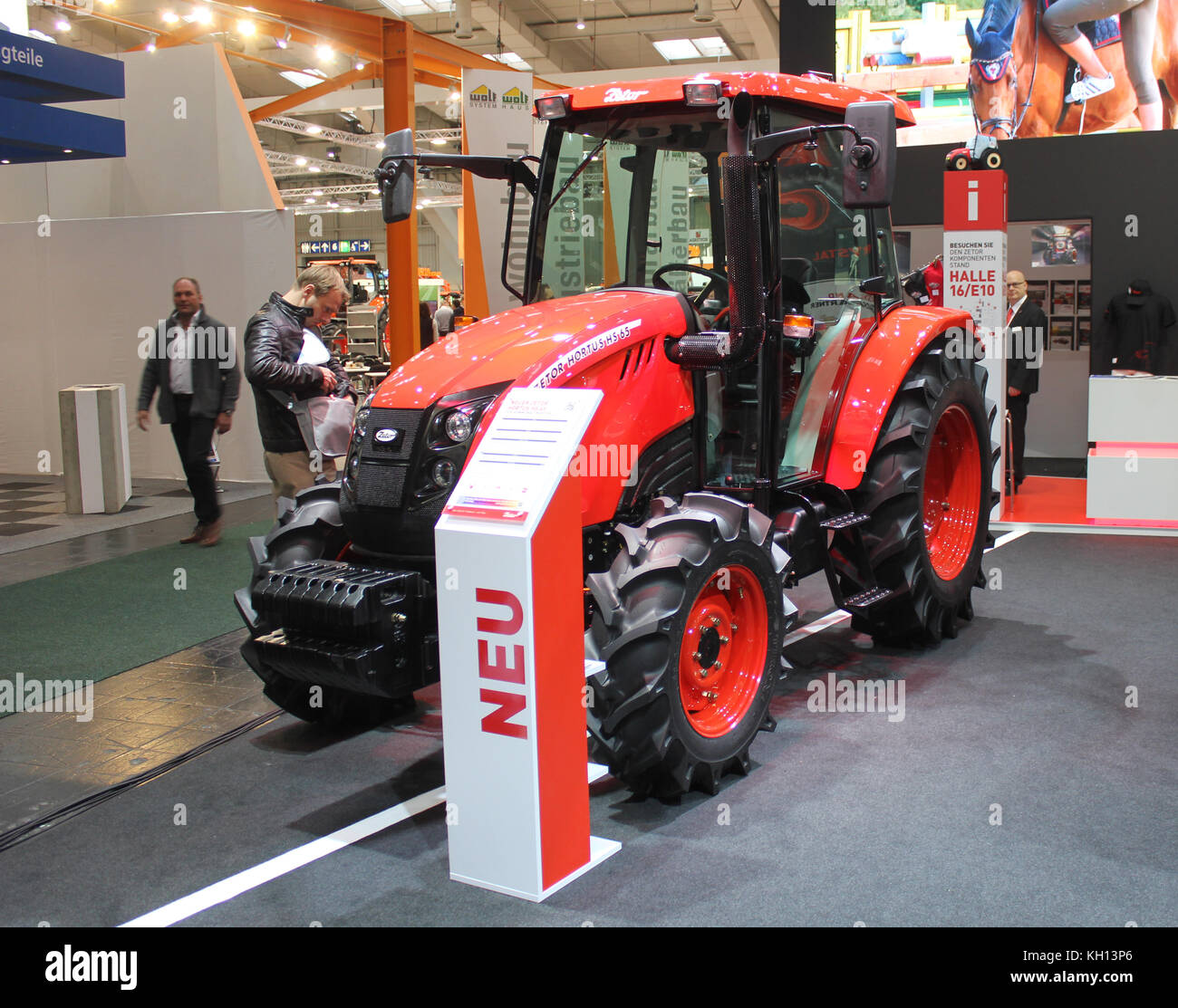 Hannover, Germany. 13th Nov, 2017. Zetor Tractors presents new types of ...