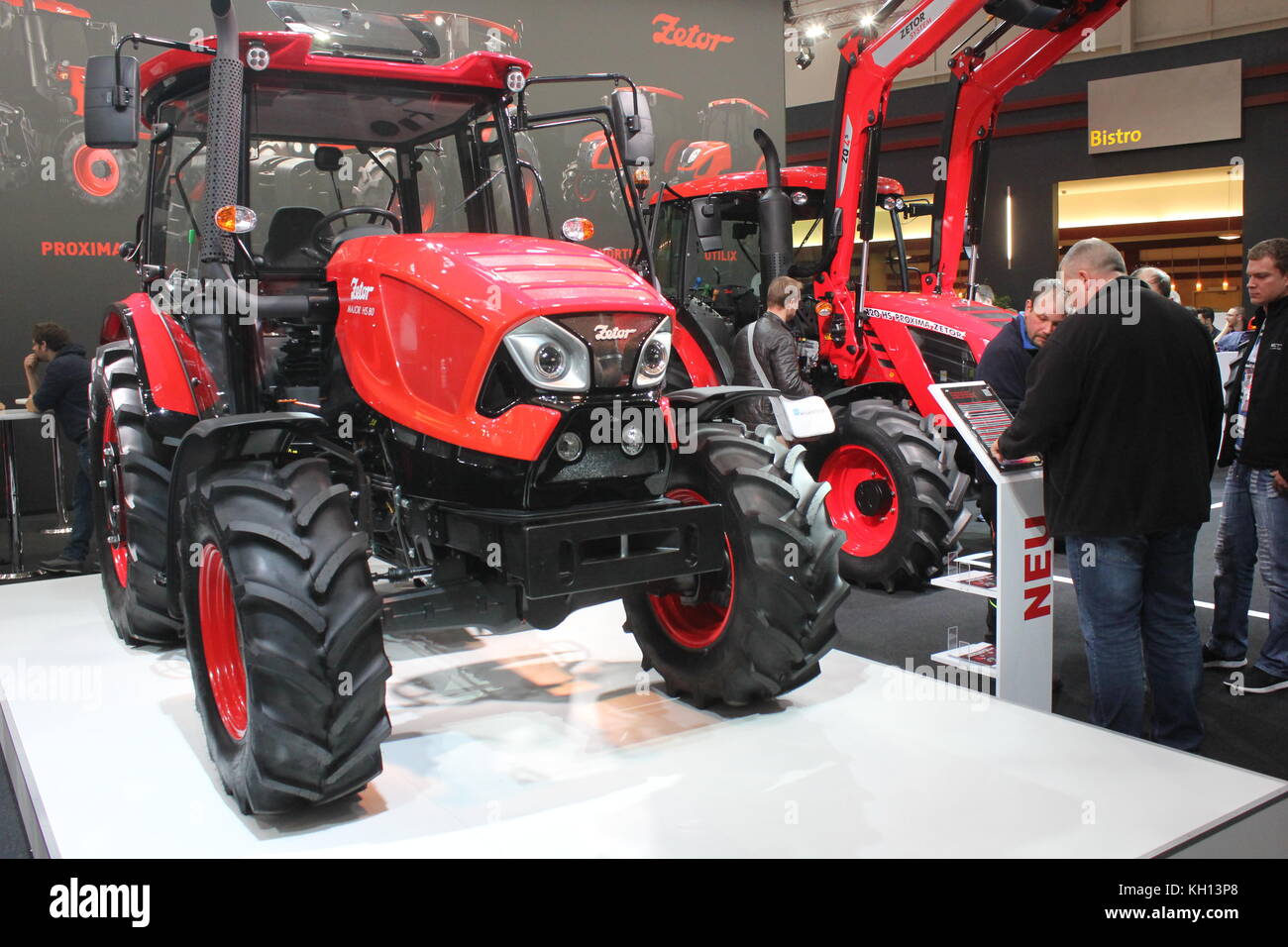 Hannover, Germany. 13th Nov, 2017. Zetor Tractors presents new types of ...