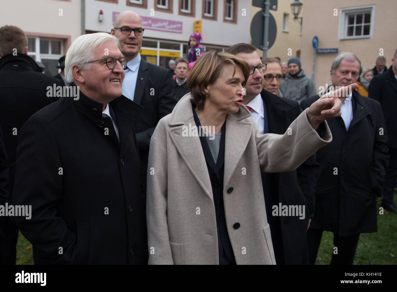 Penig, Germany. 13th Nov, 2017. Federal president Frank-Walter ...
