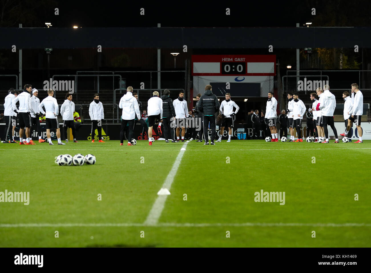 Cologne, Germany. 13th Nov, 2017. Coach of the German national soccer ...