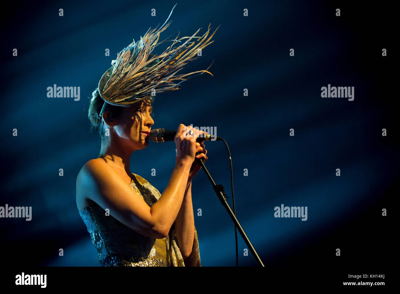 Porto, Portugal. 13th Nov, 2017. The British band, Lamb, performed live ...
