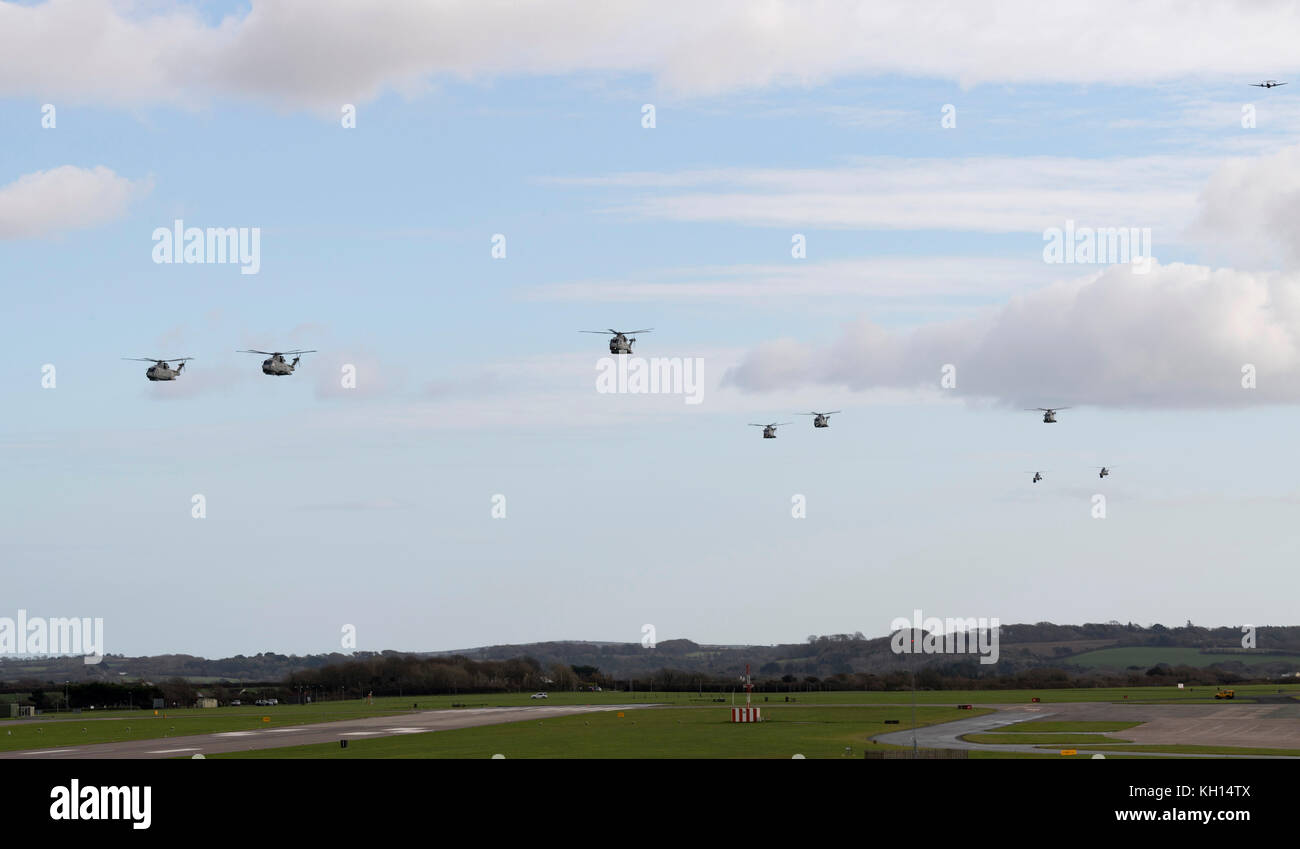 RNAS Culdrose, Cornwall, UK. 13th November, 2017. RNAS Culdrose ...